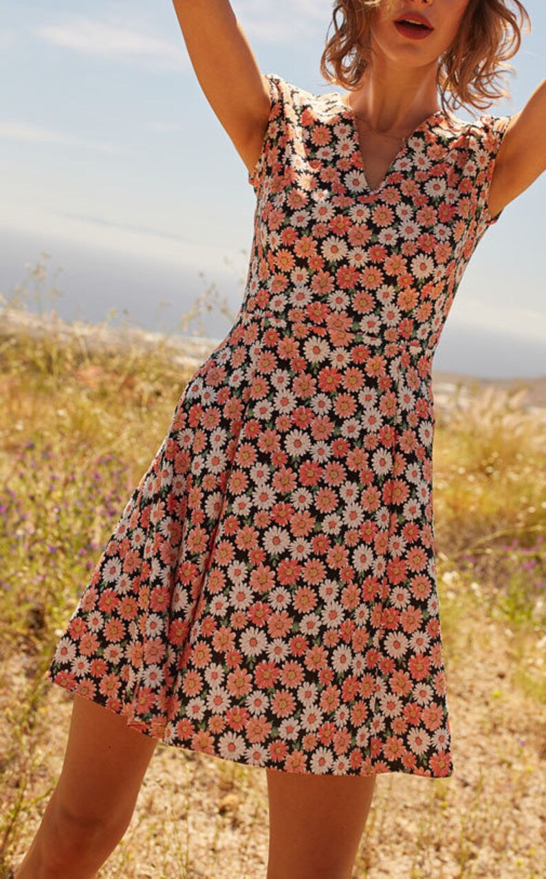 1XL-5XL Summer Dress PDF Sewing Pattern Plus Size V-neck Mini | Etsy