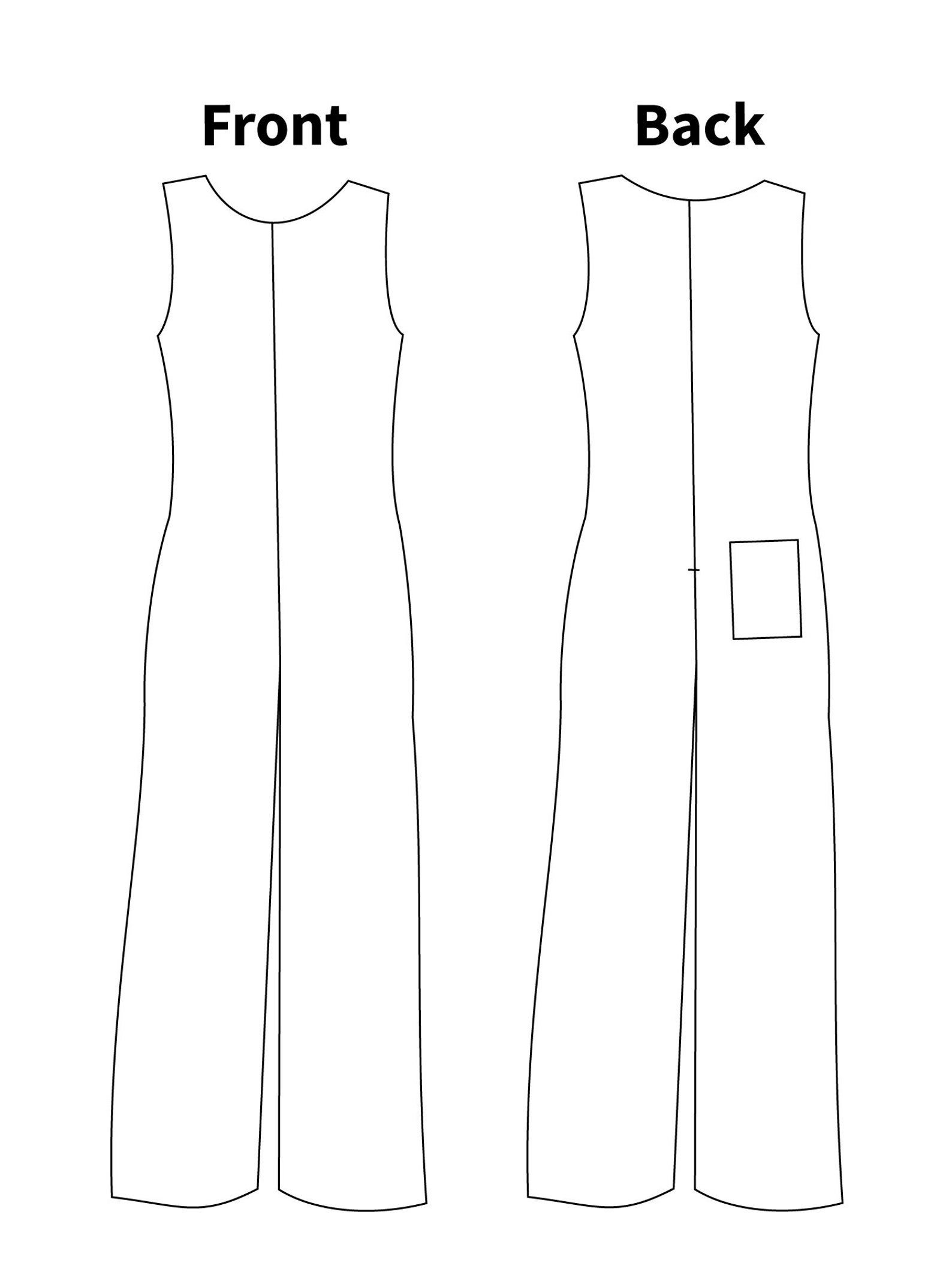 XS-XL Oversized Jumpsuit PDF Sewing Pattern Wide Leg Pant - Etsy