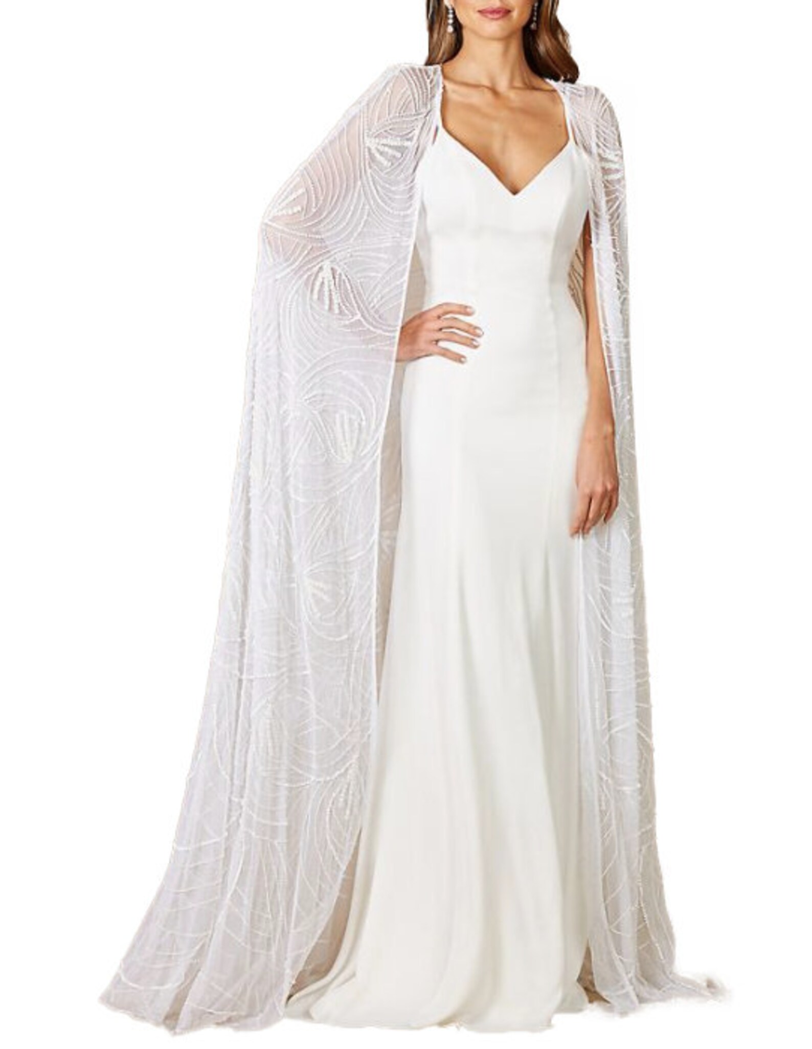 XS-XL Wedding Cape PDF Sewing Pattern Open Front Winter Bridal - Etsy