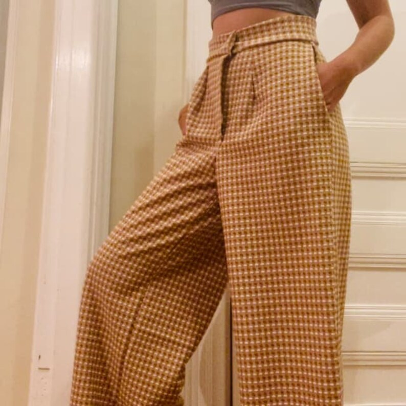 XS-XL Wide Leg Pants PDF Sewing Pattern Women Classic Trousers - Etsy ...