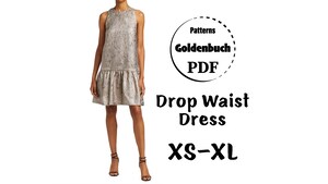 Sewing Pattern PDF : String Dress, PDF Ready to Print. 100% Tested ...