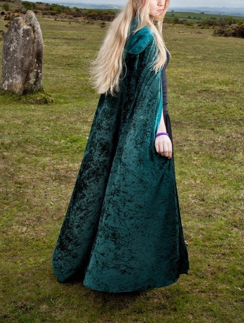 XS-XL Hooded Cloak PDF Sewing Pattern Medieval Cosplay - Etsy