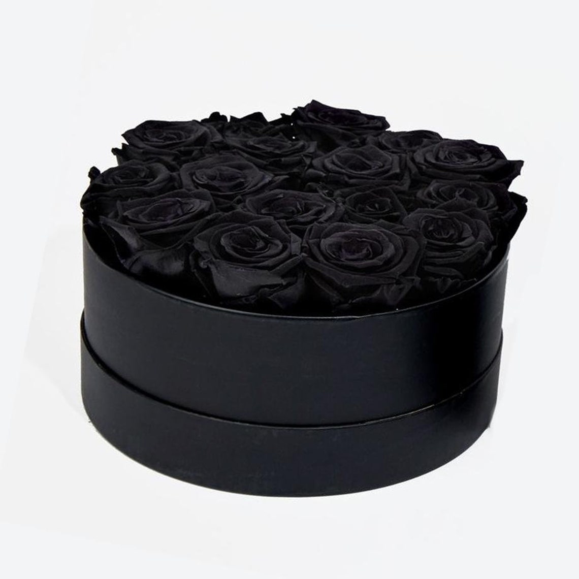 Preserved Black Roses - Etsy