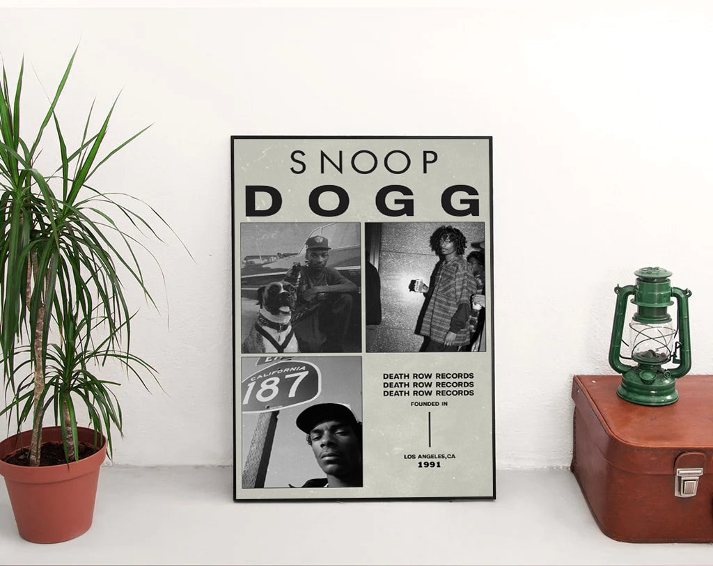 Snoop Dogg Death Row Records Rap Poster Custom Made Poster - Etsy