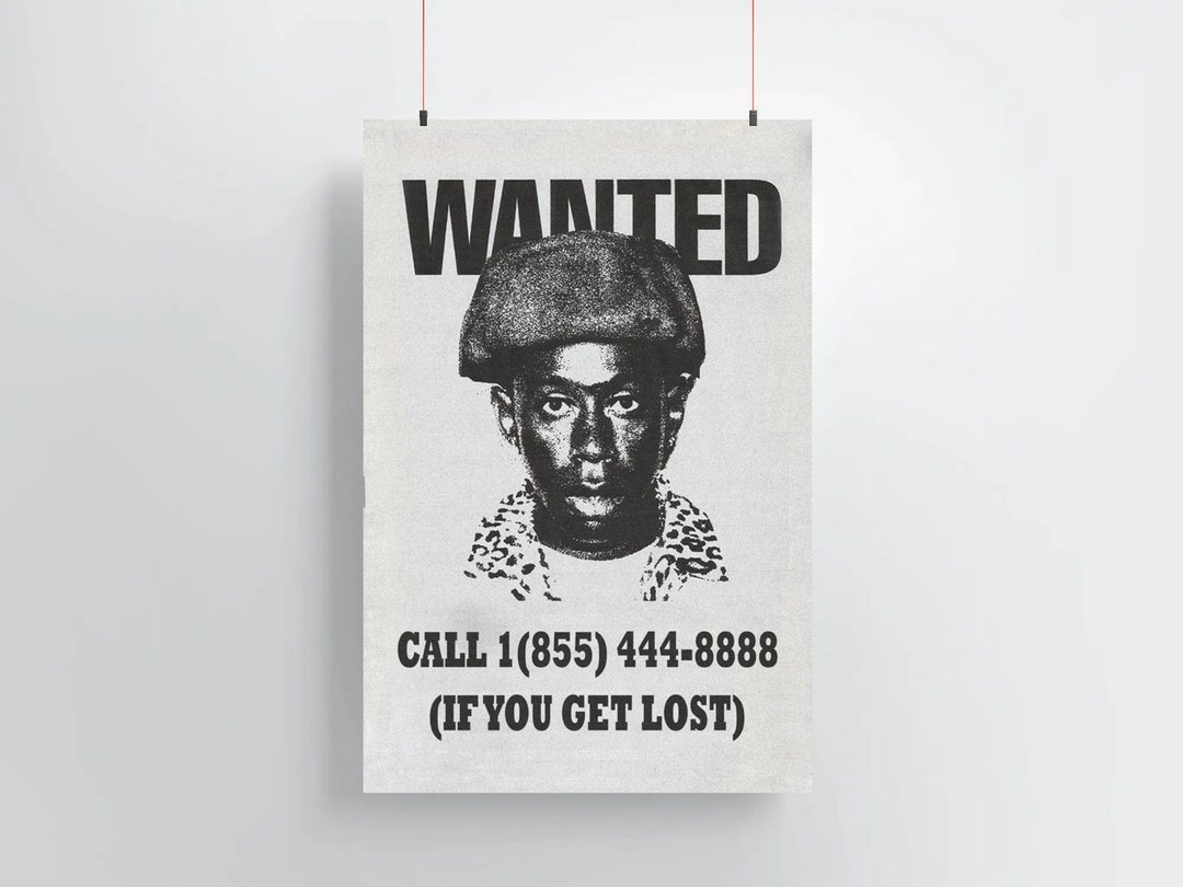 Tyler the Creator Wanted Music Poster call Me If You Get Lost ...