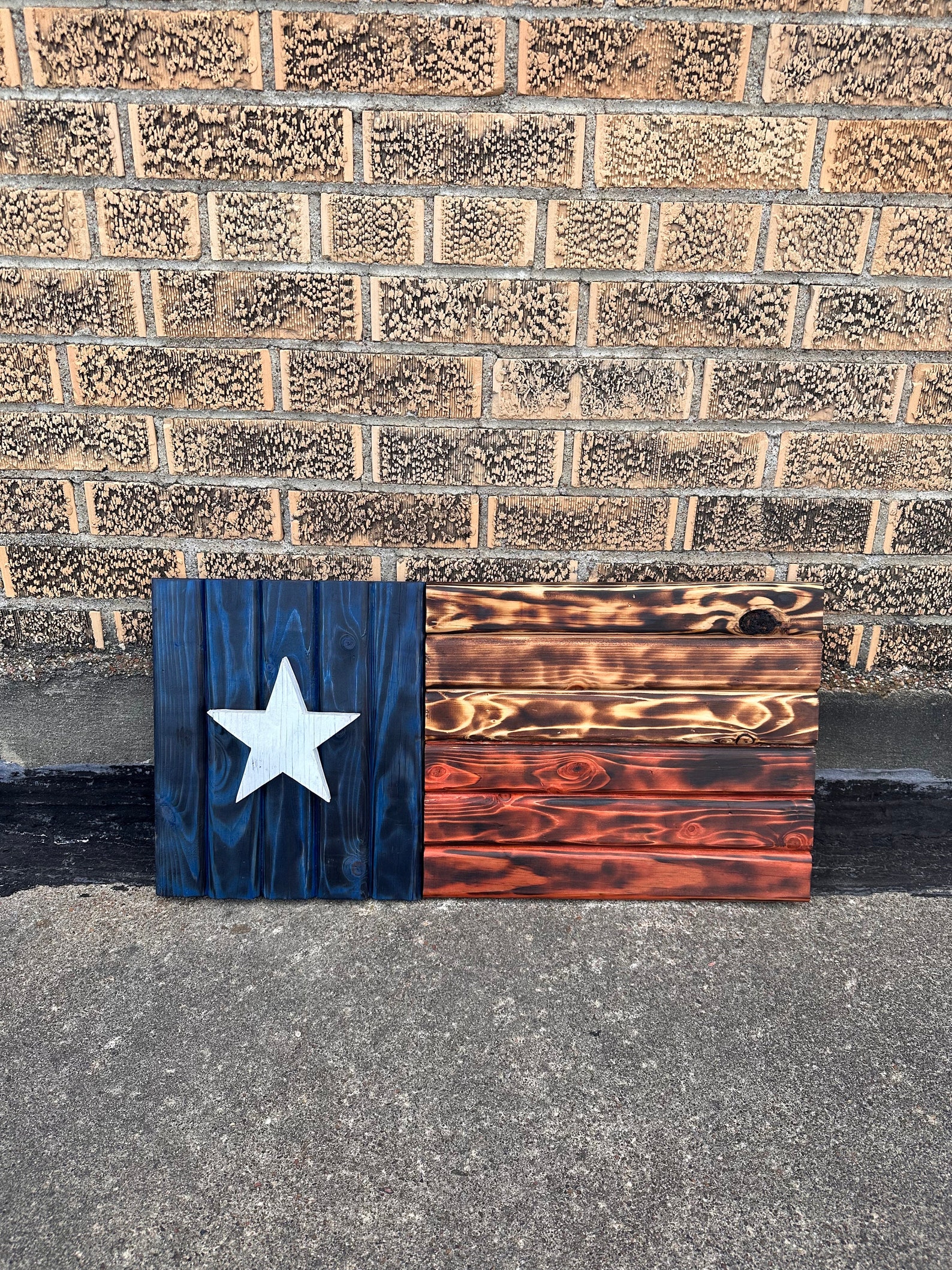 Handmade Texas Wood Flag Rounded Art Sculpture of Reclaimed Wood - Etsy