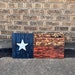Handmade Texas Wood Flag Rounded Art Sculpture of Reclaimed Wood - Etsy