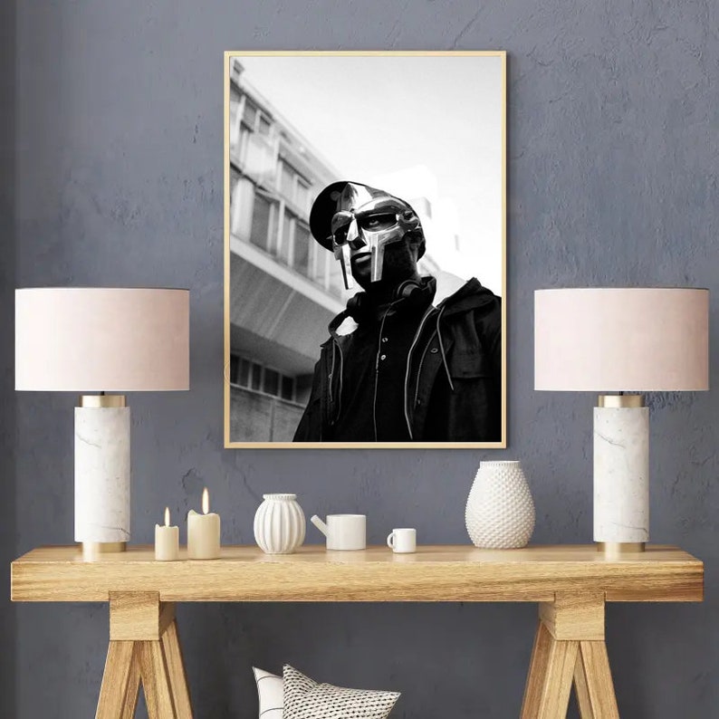 MF Doom Poster Rap, Hip-hop Poster With Glossy Photo Paper - Etsy
