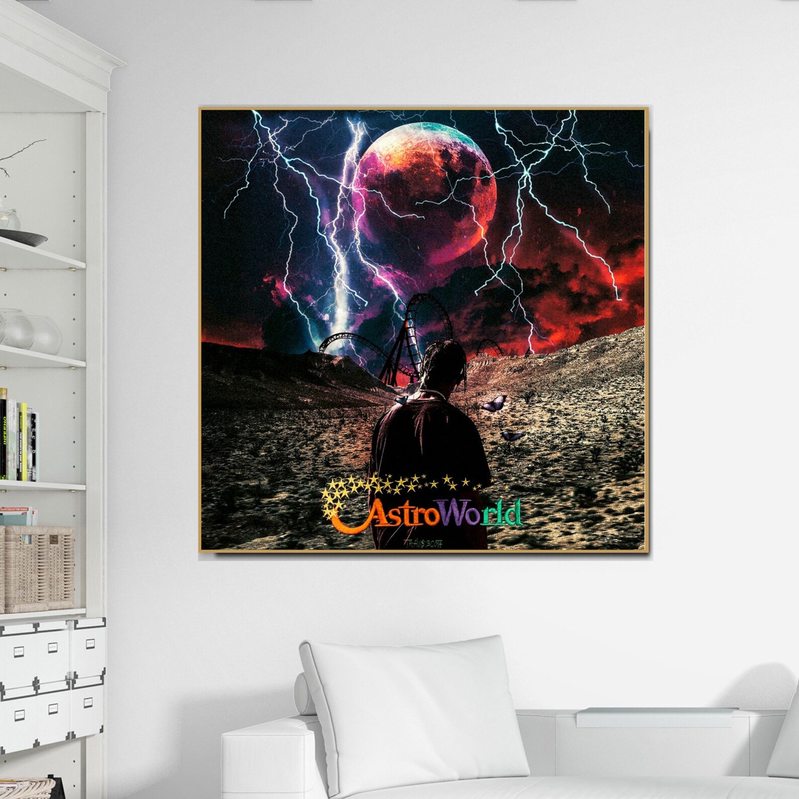 Travis Scott SICKO MODE Album Cover Art Wall Art Fashion | Etsy