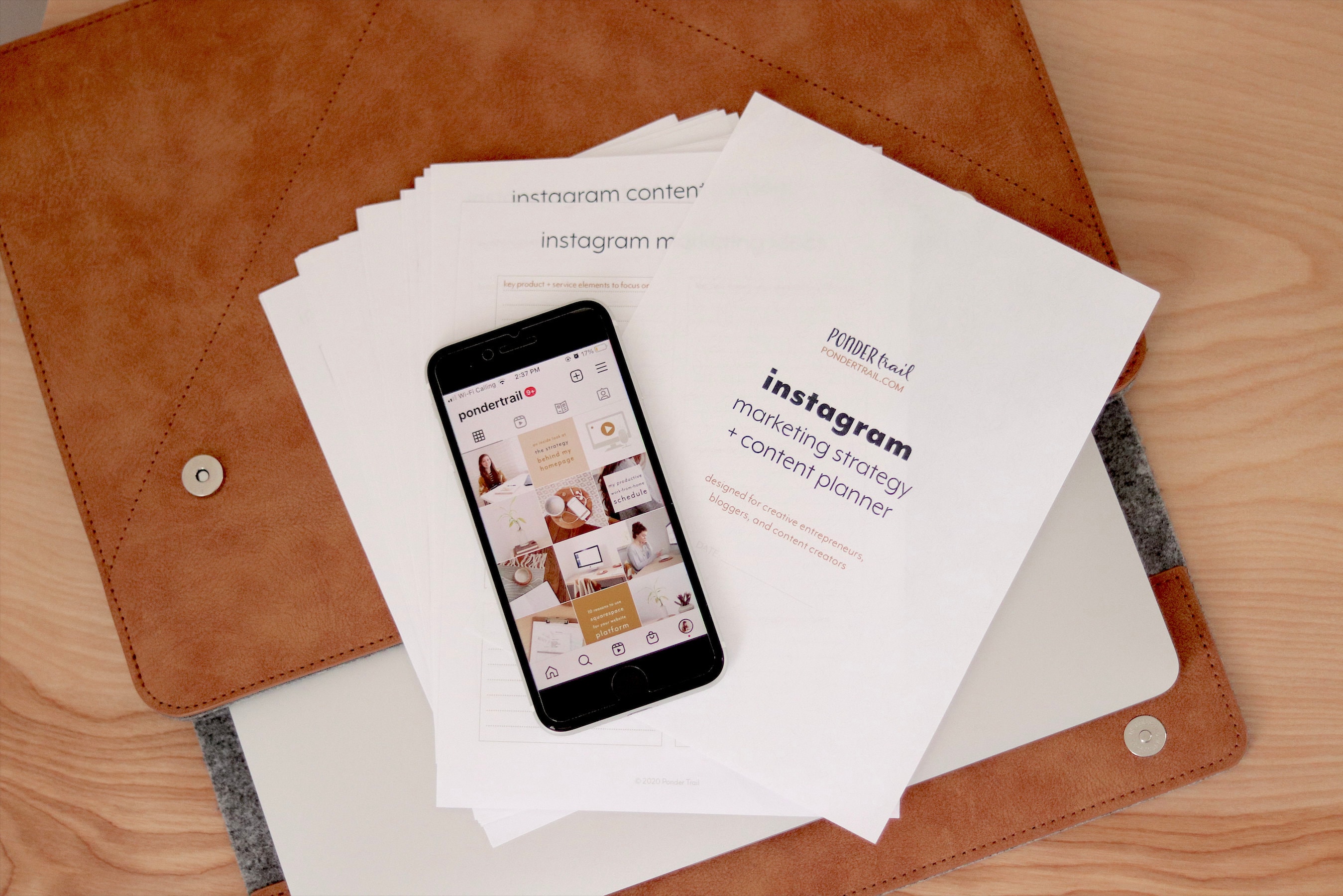 Instagram Planner, Printable Instagram Planner, Social Media Planner ...