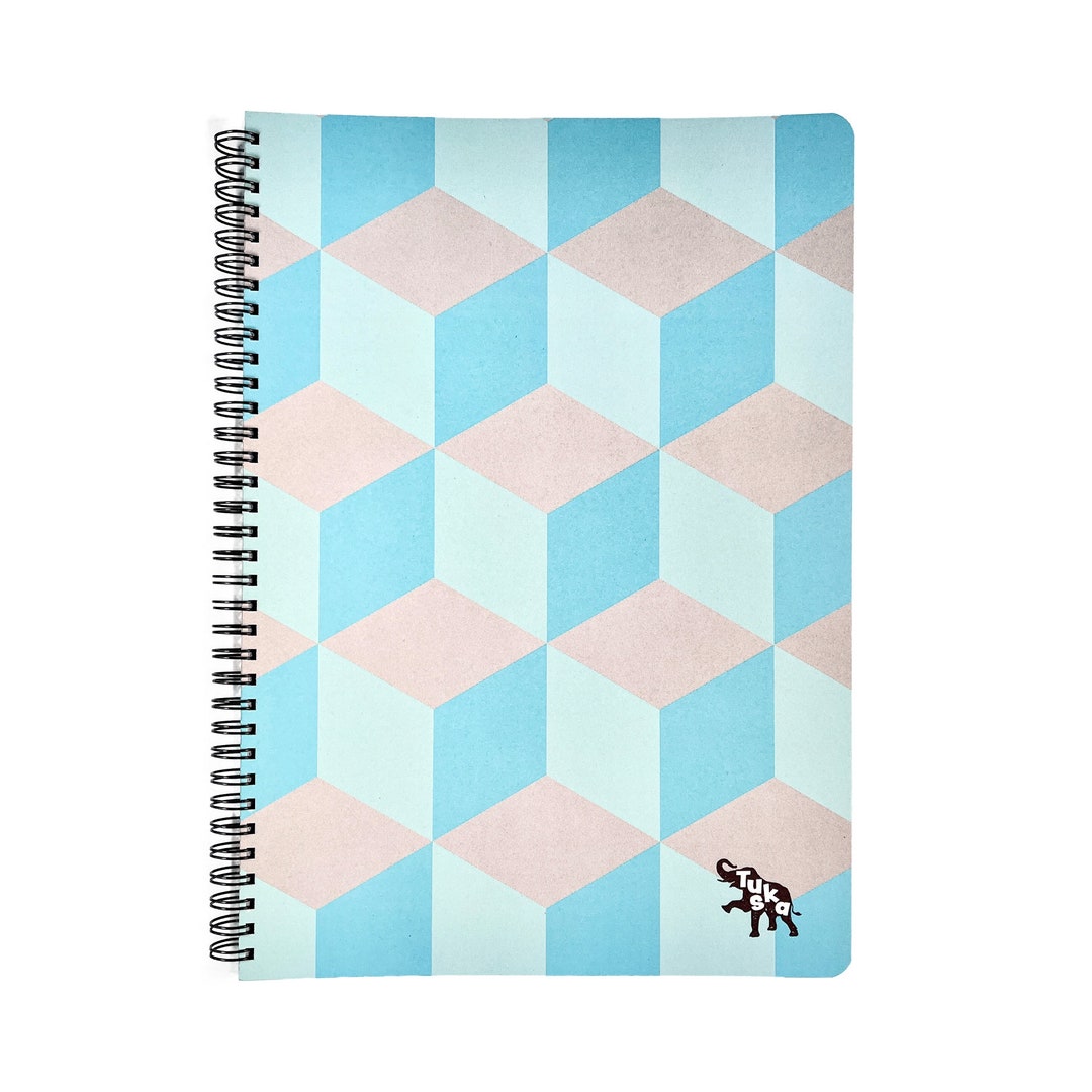 Cubes Notebook Tuska A4 Lined - Etsy