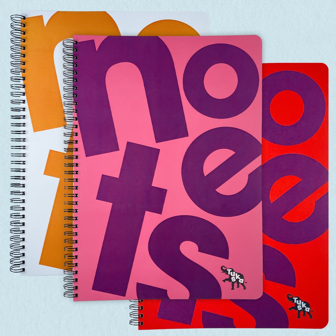 Notes Custom Colour Notebook 9 Colours 72 Variations Tuska Recycled A4 ...