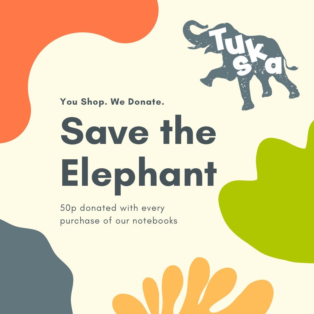 Yellow Stripe Notebook Tuska A4 Lined - Etsy UK