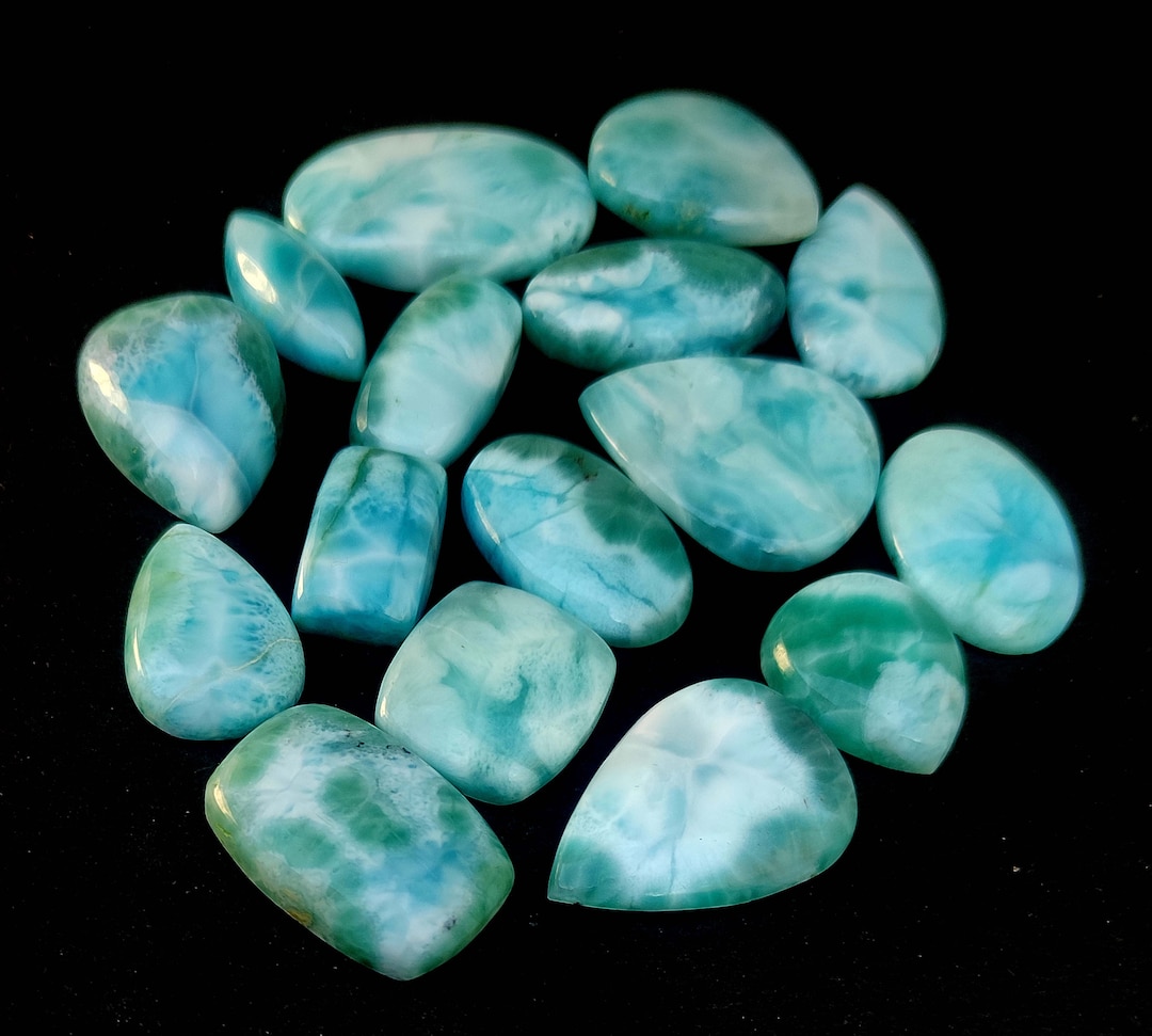 Larimar Cabujón, Piedra preciosa al por mayor, Piedra preciosa Larimar ...
