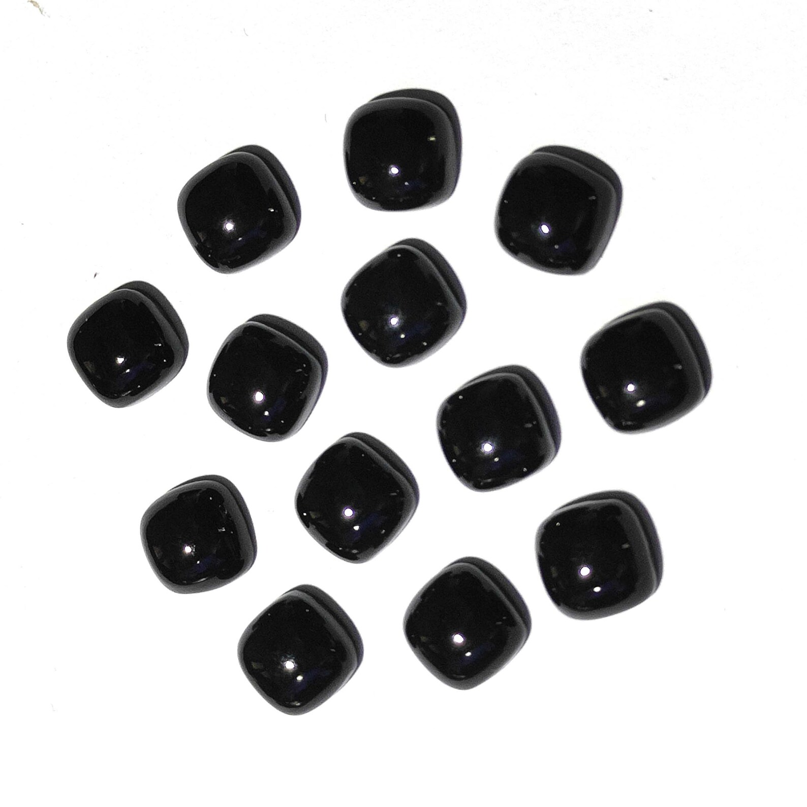 Rare Cabochon Healing Black Onyx Gemstone Loose Cabochon Onyx Cabs ...