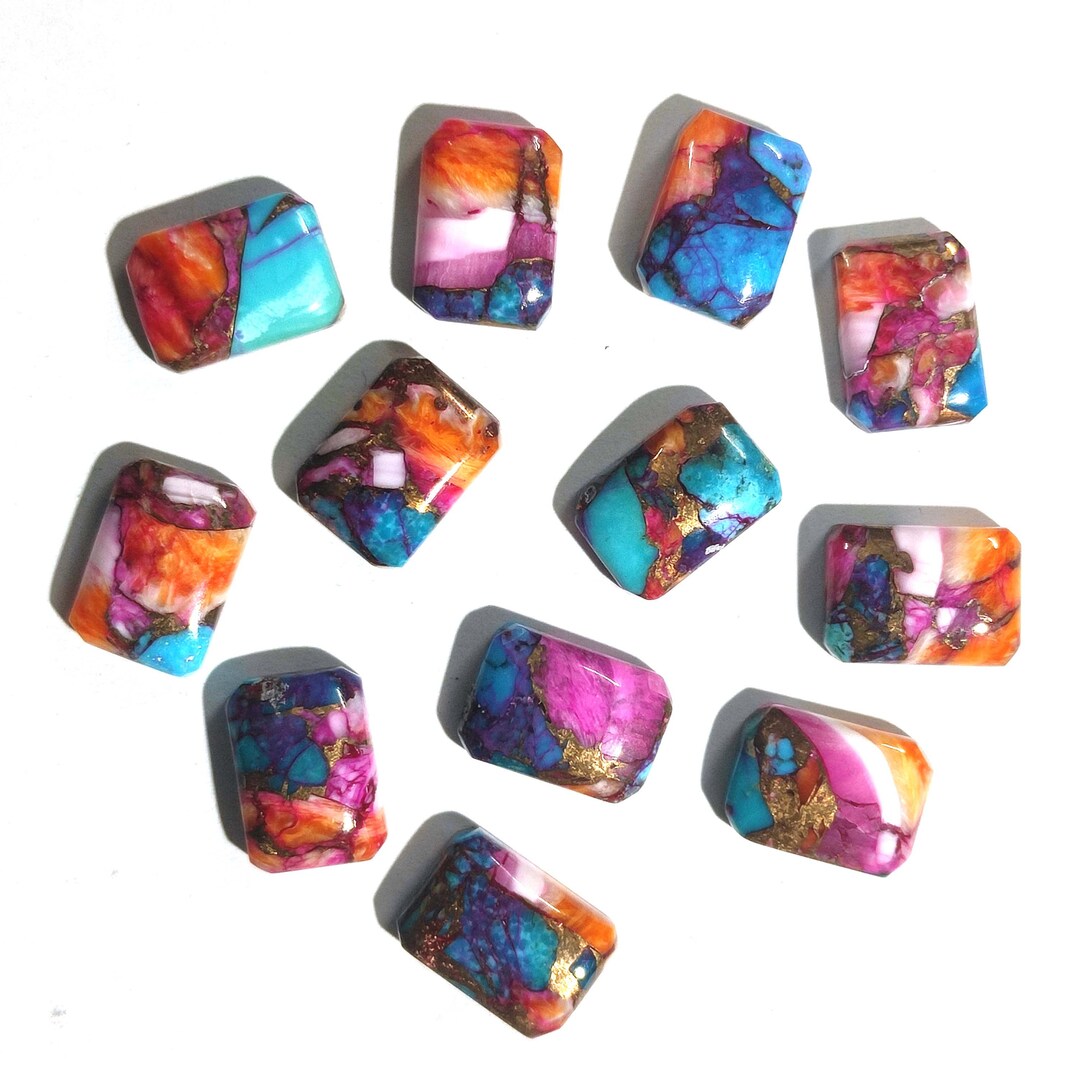 Natural Pink Turquoise Stone, Pink Dahlia Turquoise Cabochon, Pink ...