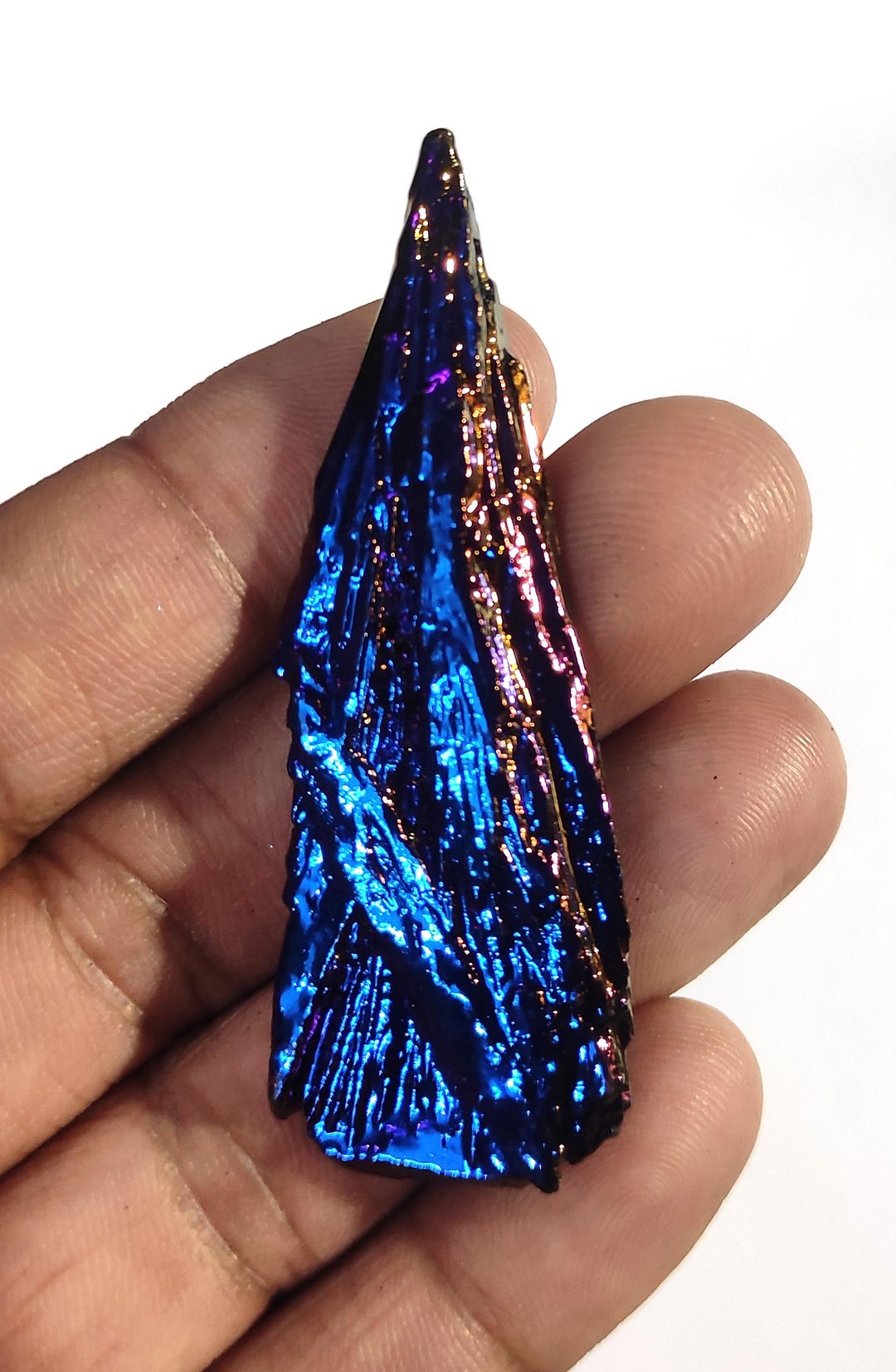 Rainbow Kyanite Fan ,aura Flashy Multi Color Kyanite Gems,purple ...