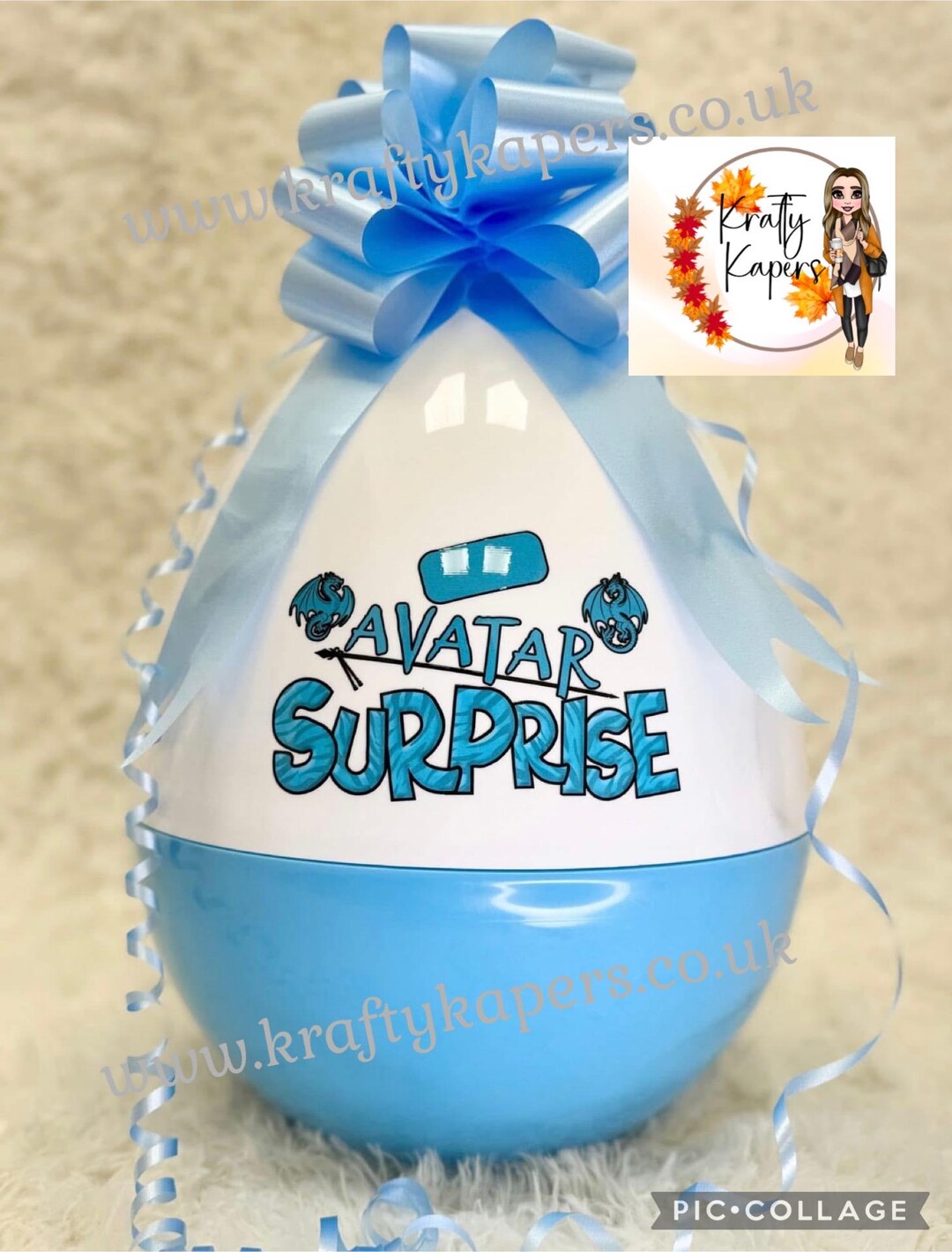 Personalised Inspired Avatar Fillable Giant Egg | Fillable Birthday ...