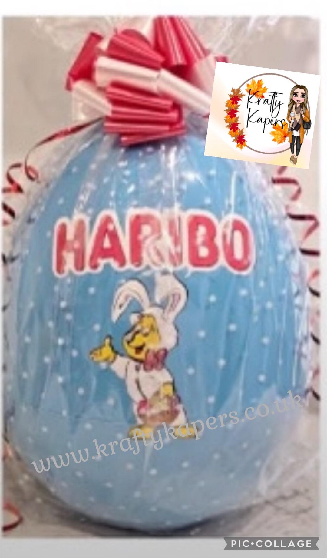 Personalised Inspired Haribo Fillable Giant Egg | Fillable Birthday ...