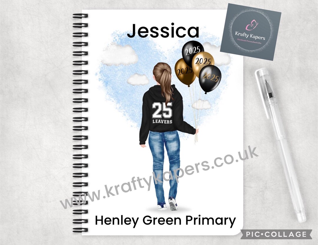 Personalised School Leavers Boy and Girl Book, Year 6 Leavers Book ...