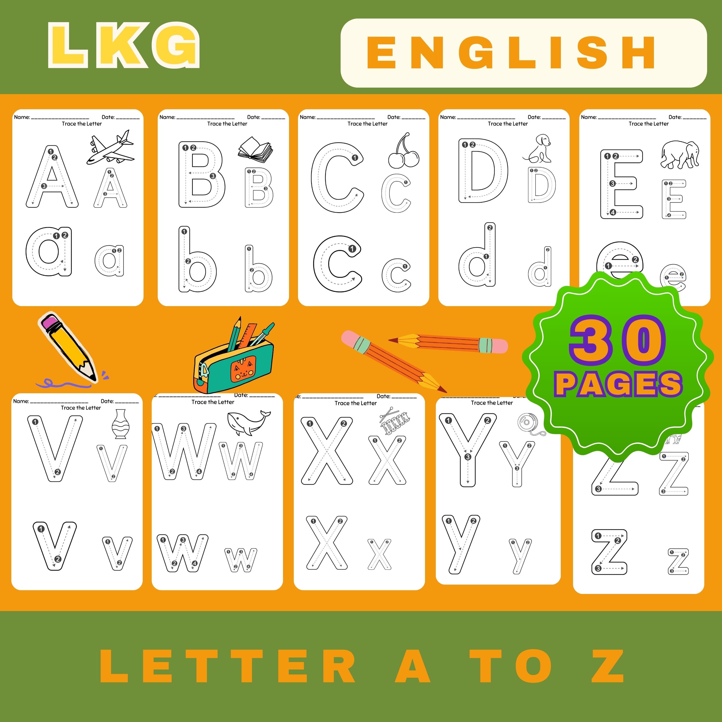 Big And Small Letters Worksheets