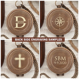 Baptism Gift, Working Compass, Personalized Nautical Compass, Permanent ...