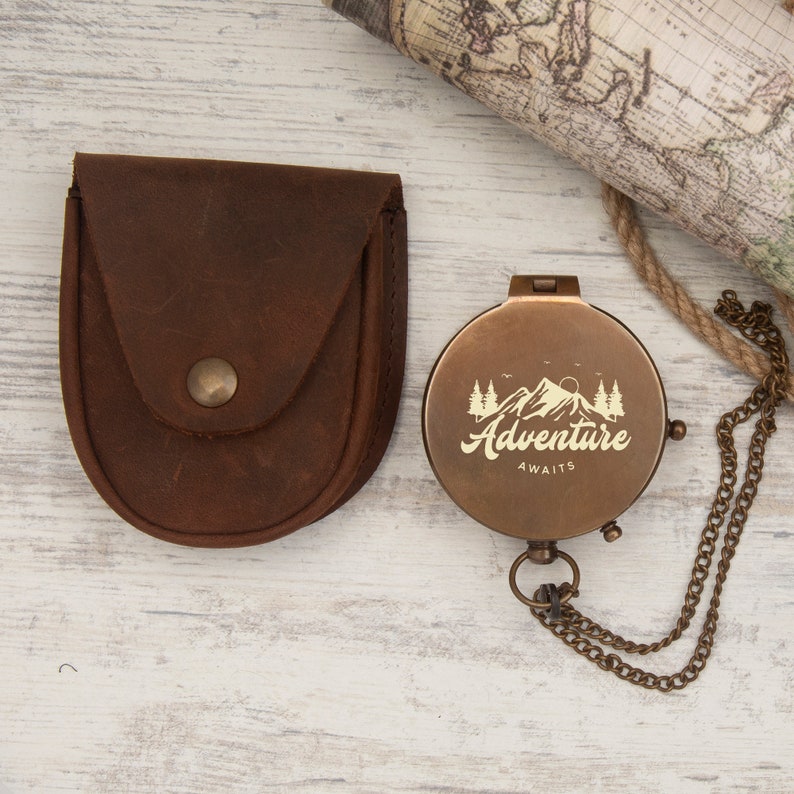 Wedding Gift Personalized Engraved Compass Groomsmen Gift - Etsy