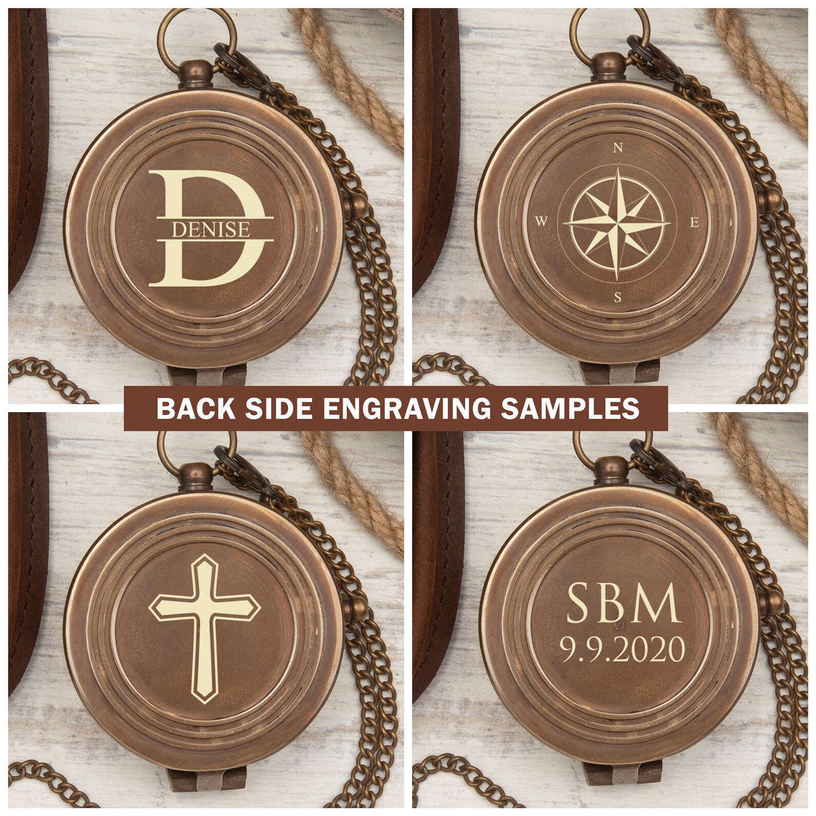 Personalized Engraved Compass: Baptism, First Communion, Confirmation ...