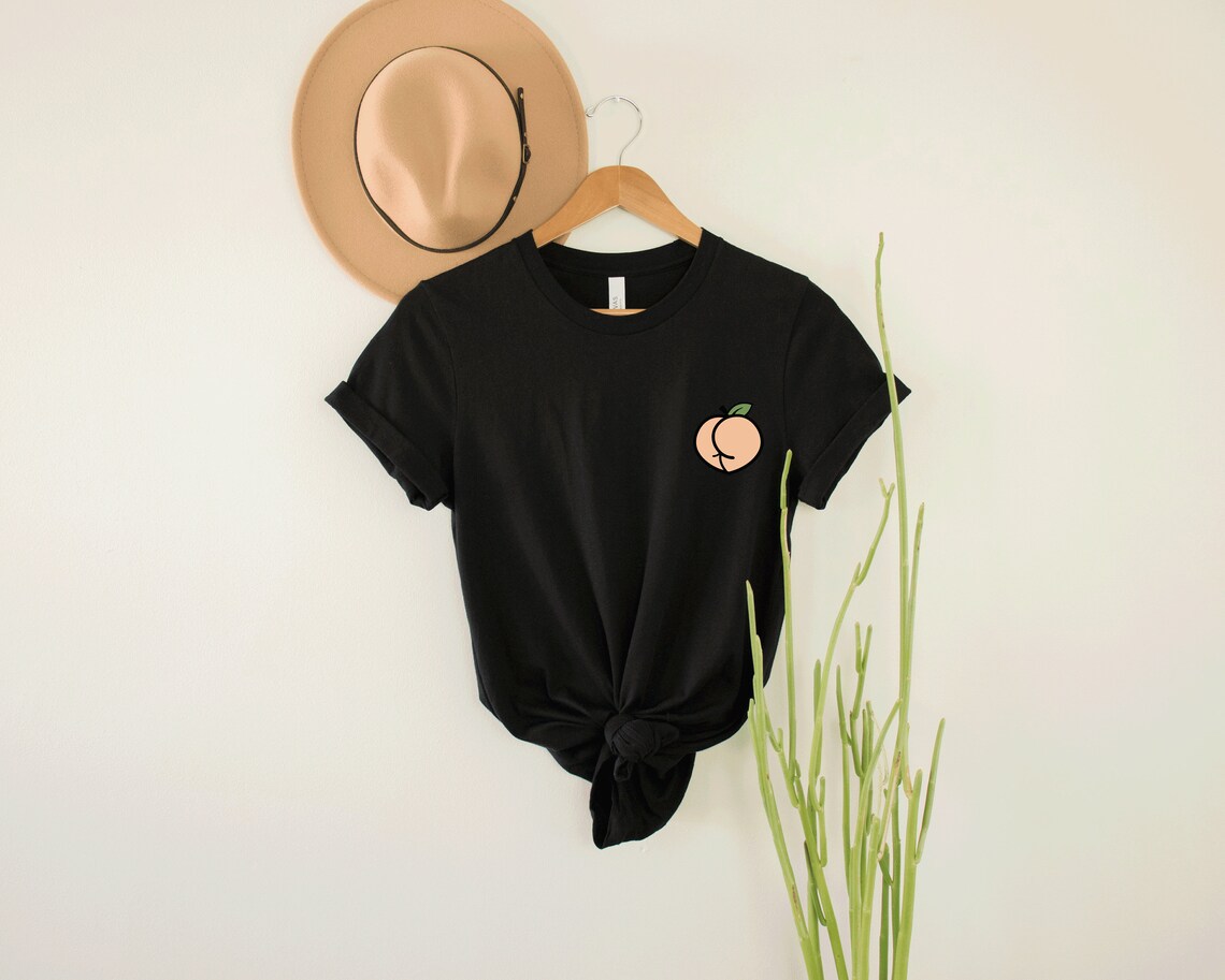 Peach Ass Shirt Savage Thick Girl Butt Shirt Big Booty Shirt Funny ...