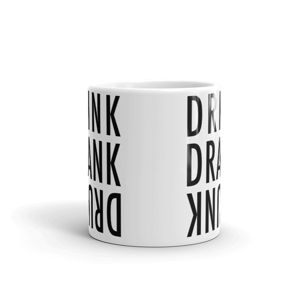 Drink Drank DRUNK Ceramic Mug Savage Work From Home Coffee Mug Alcohol ...