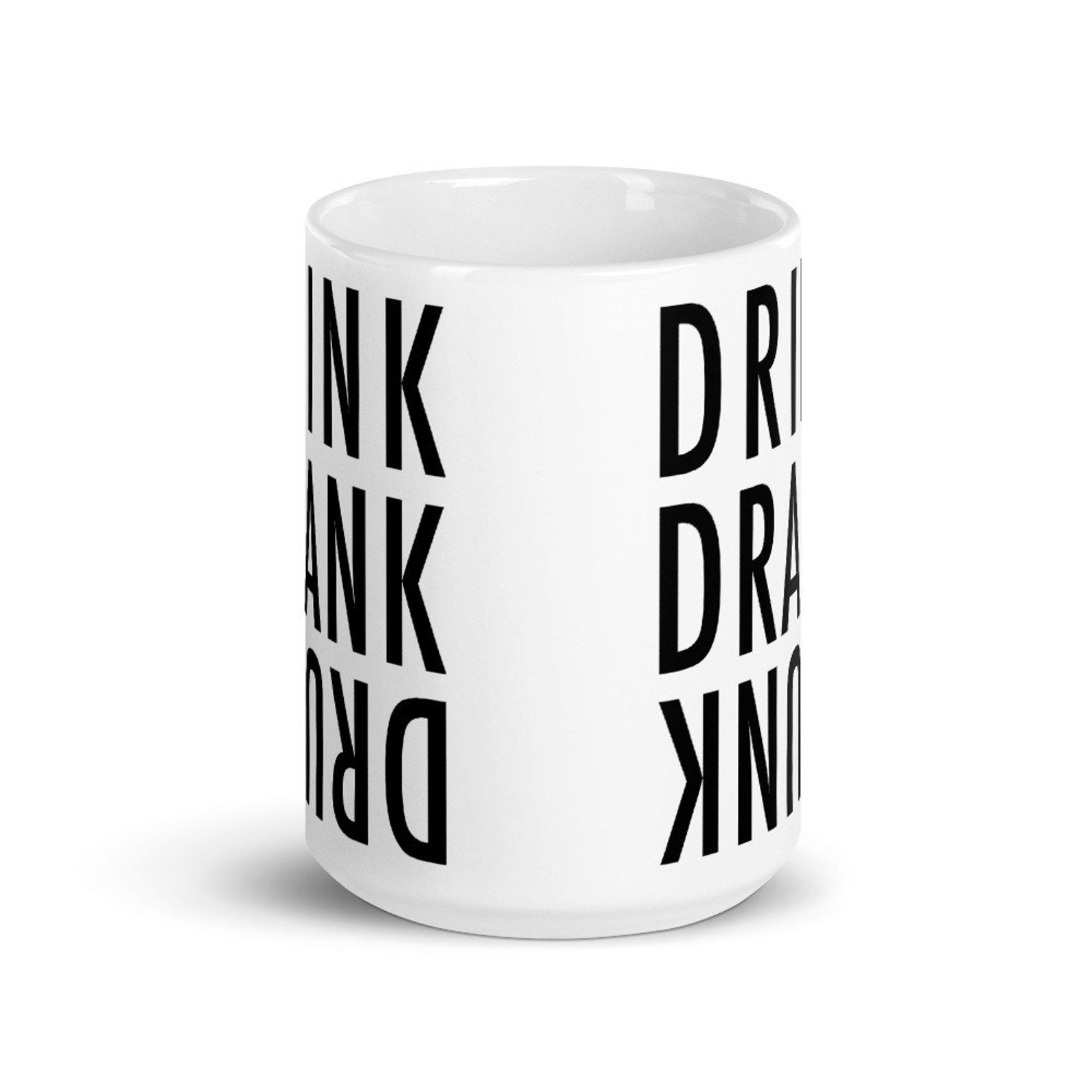 Drink Drank DRUNK Ceramic Mug Savage Work From Home Coffee Mug Alcohol ...