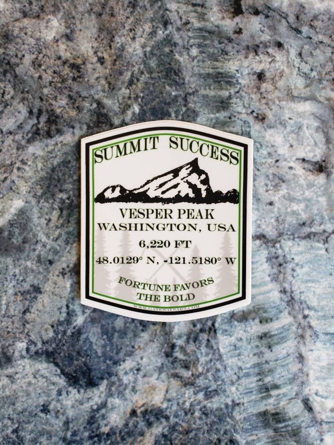 Vesper Peak Sticker | Mountain Sticker, Bumper Sticker, Car Decal ...