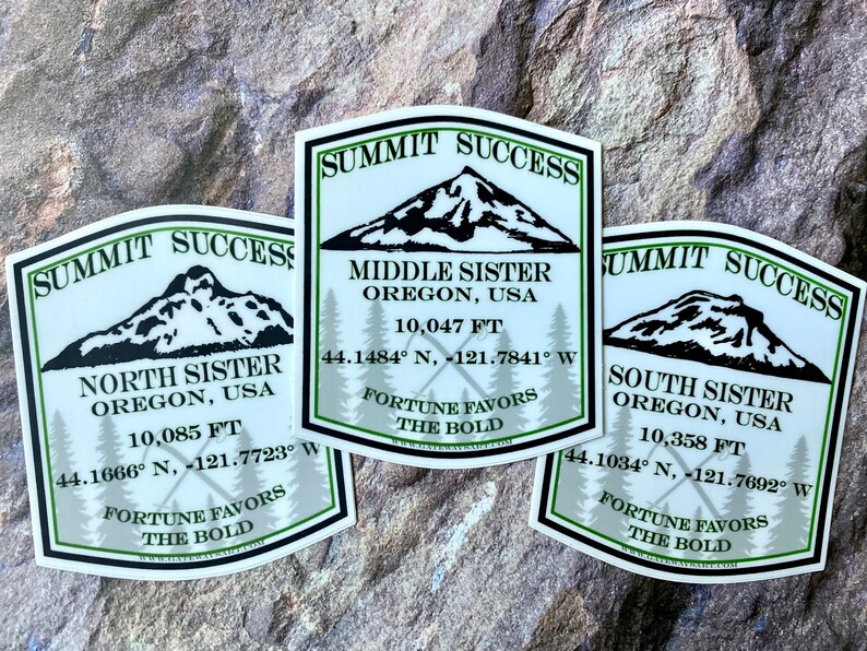 Middle Sister Sticker Mountain Sticker Bumper Sticker - Etsy