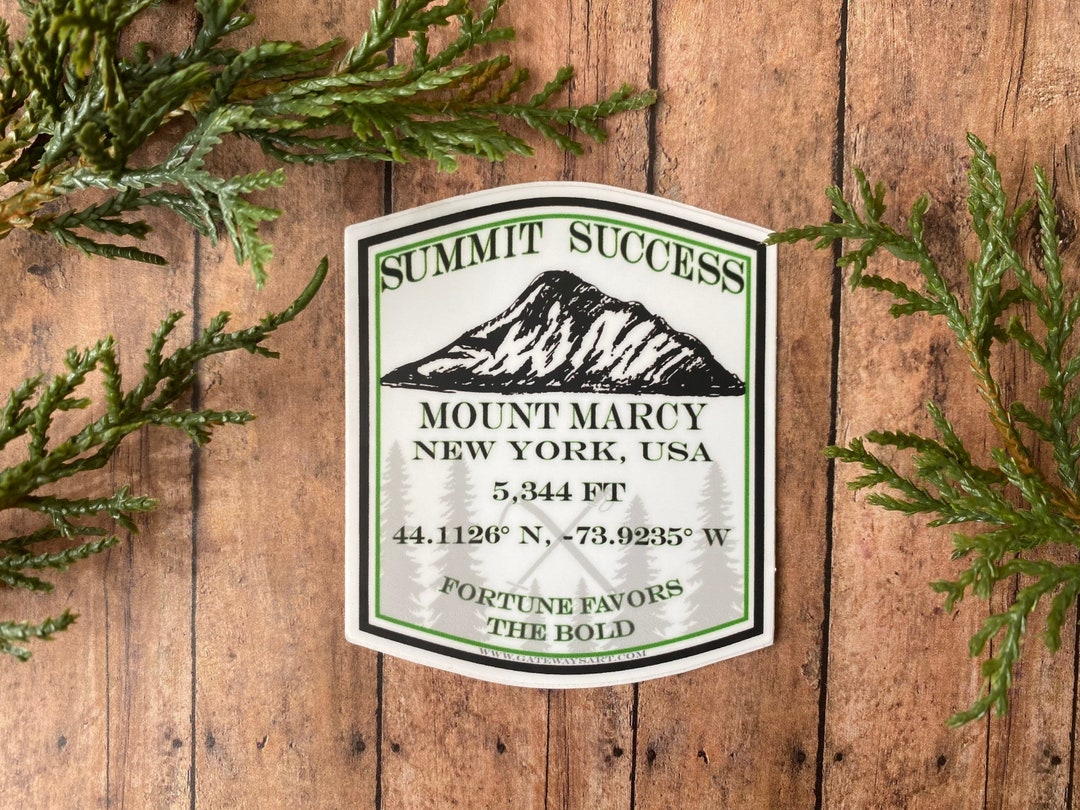 Mount Marcy Sticker | New York Hiking, Bumper Sticker, Backpacking ...