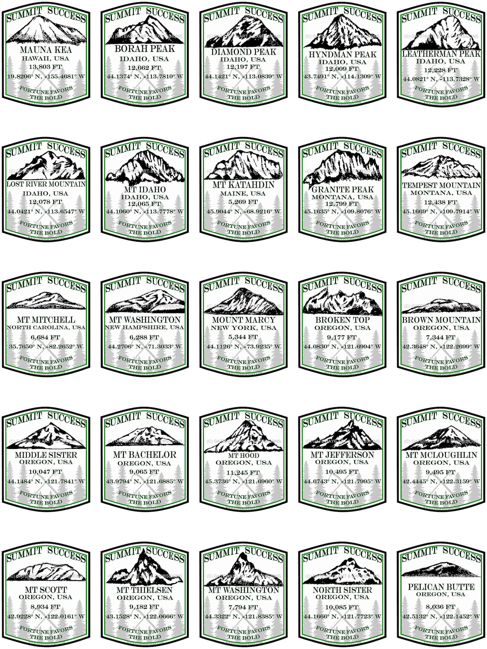Ruth Mountain Summit Success Sticker Mountain Sticker Car - Etsy