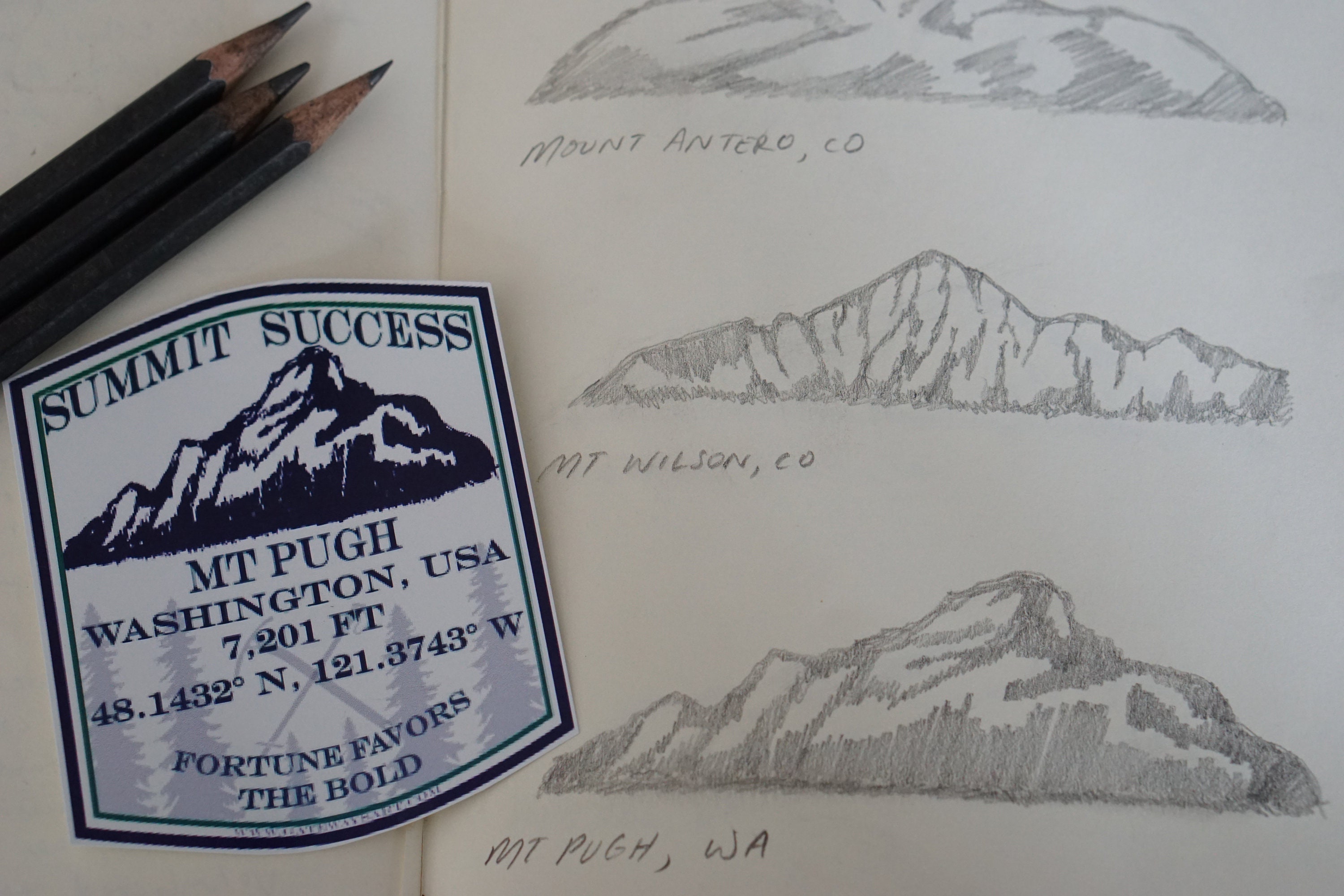 Ruth Mountain Summit Success Sticker Mountain Sticker Car - Etsy