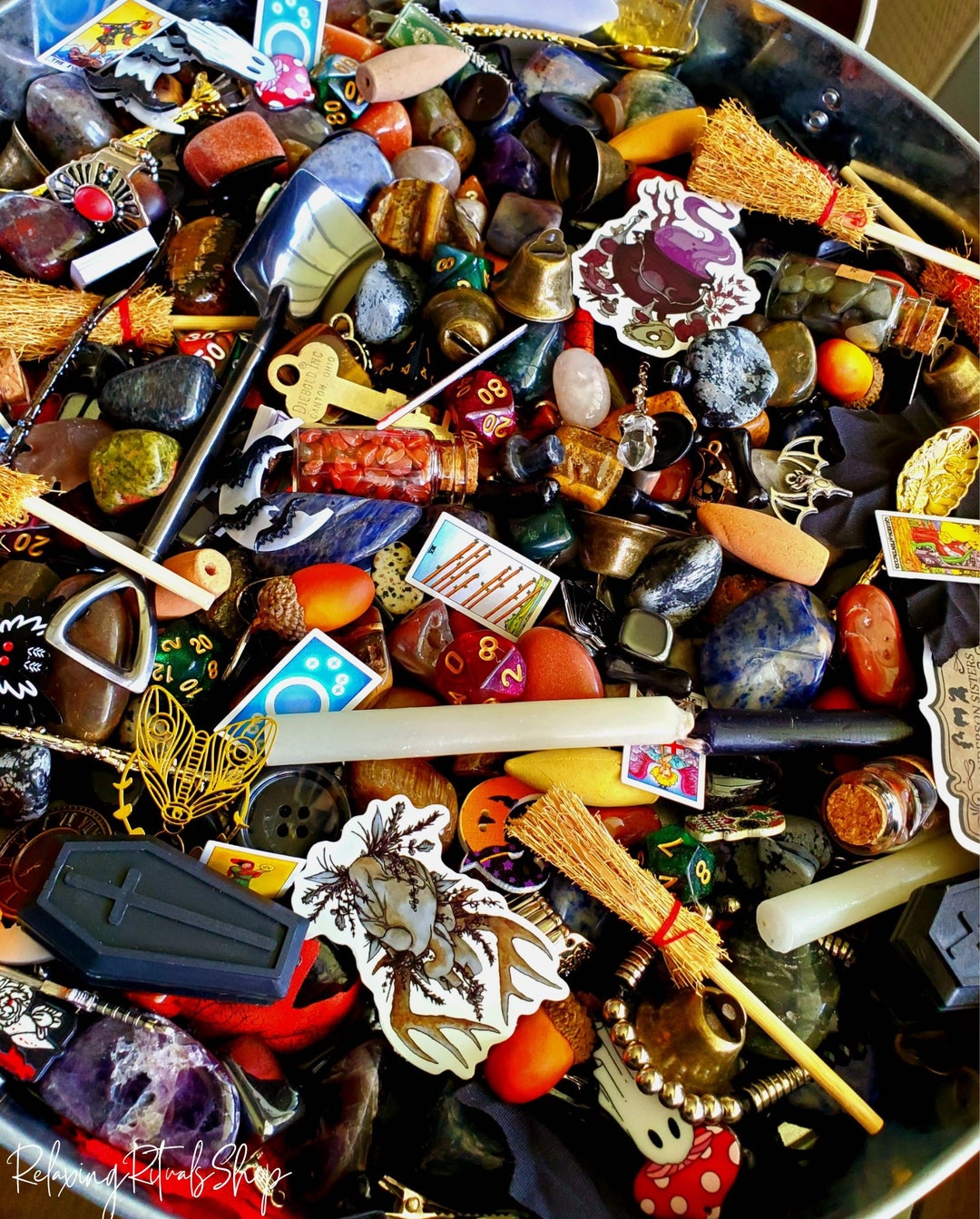 Halloween Witch Confetti/samhain Crystal Confetti/confetti Scoop ...