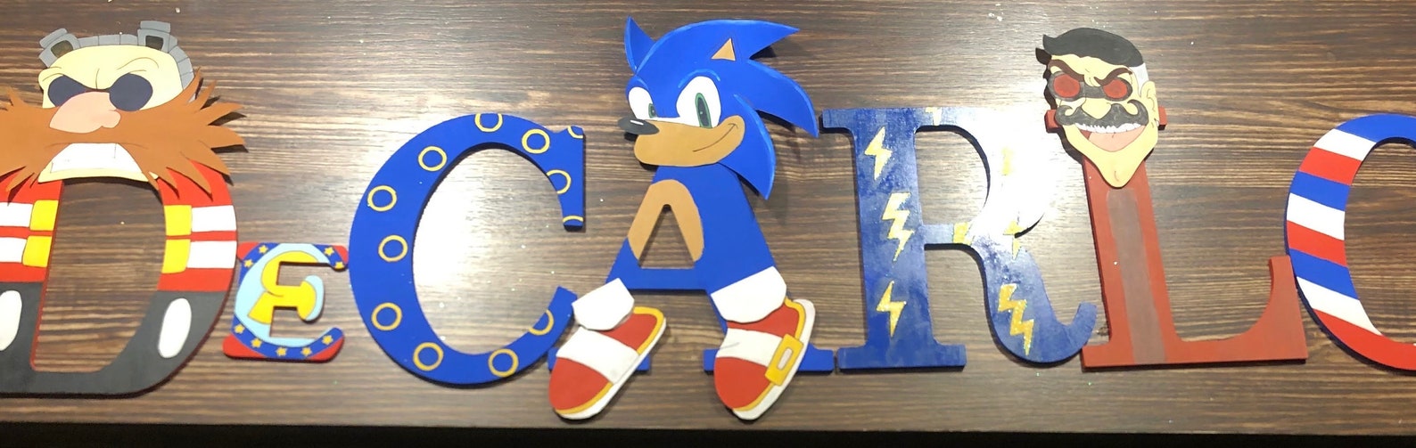 Custom Letter WITH Characters ANY THEME - Etsy