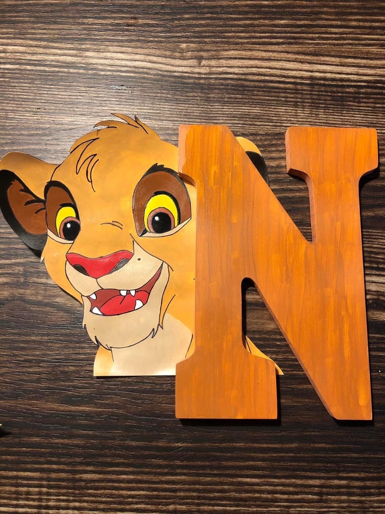 Custom Letter WITH Characters ANY THEME - Etsy