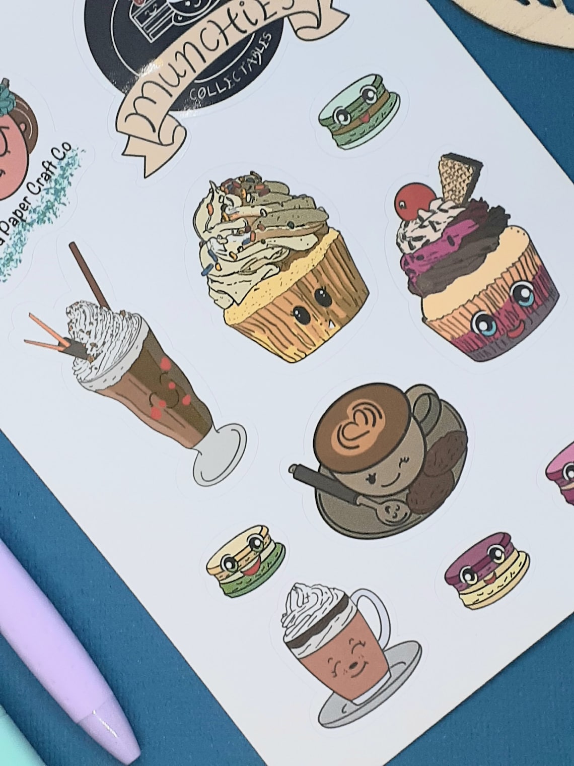 Cute Cafe Stickers / Cafe Planner Stickers / Kawaii Cafe / | Etsy