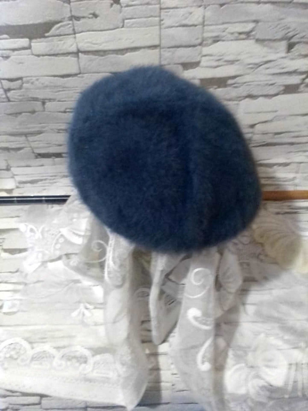 Bermona Model Blue Fluffy Beret /england 60s - Etsy