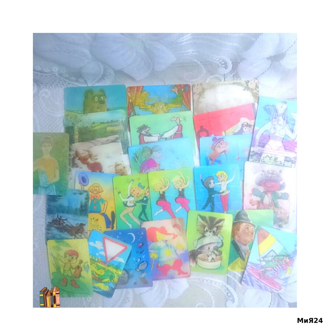 Set of Vintage Soviet Stereo Calendars Pocket 3D Stereo 80s Calendar - Etsy