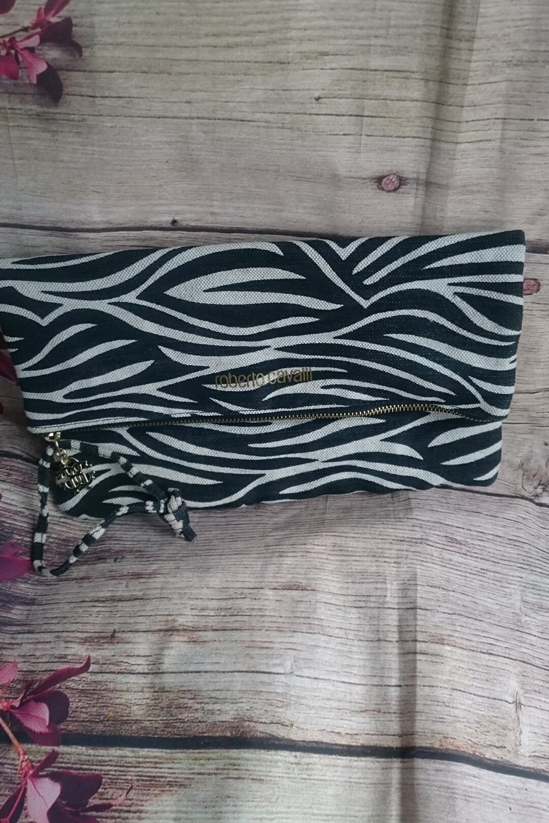 Roberto Cavalli Parfum Animal Zebra Print Cosmetic Clutch - Etsy