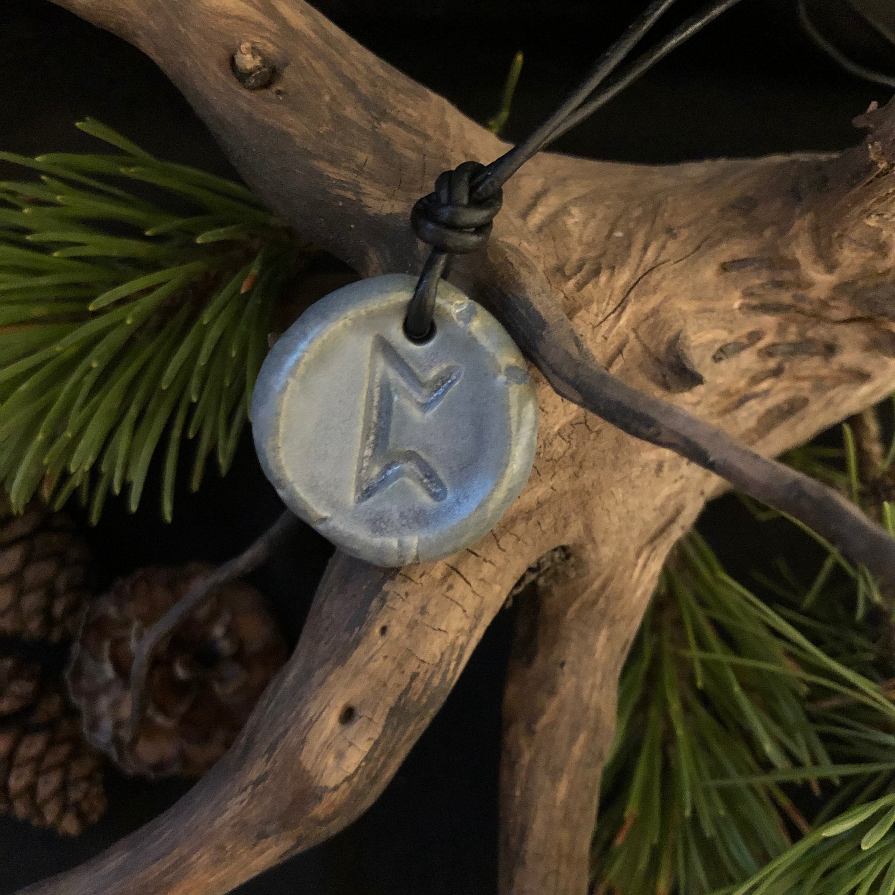 Viking Rune Perthro Rune Pendant/rune Chain - Etsy UK