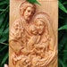The Holy Family Figurine, Triptych of Jesus Virgin Mary and Saint Joseph Statue, Gift for ...