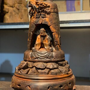 Bodhidharma Statue, Big Size Dharma Zen Master Statue Meditating Made ...