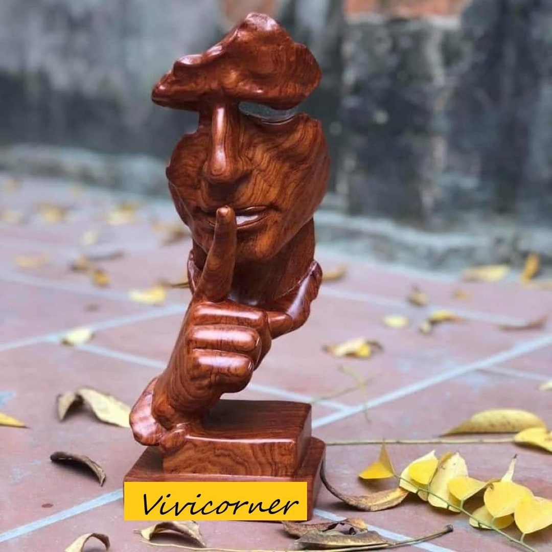 Speak No Evil Figurine, Hear No Evil, Gothic Home Decorations, Speak No ...