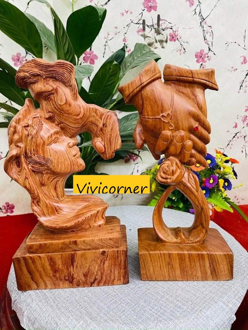 Kissing Couple Statue Just Married Gifts Hand Holding Hand - Etsy