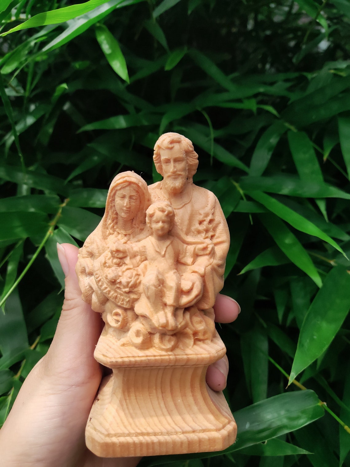 The Holy Family Figurine Jesus-virgin Mary and Saint Joseph - Etsy