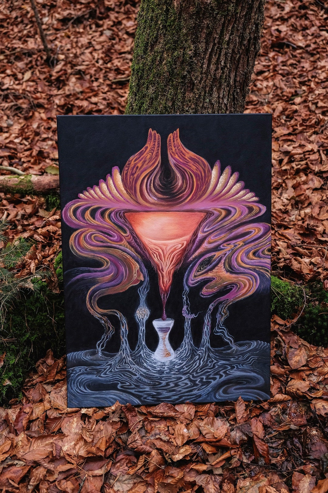 Tears of Gaia Painting- Visionary Art, Psychedelic Art, Original ...